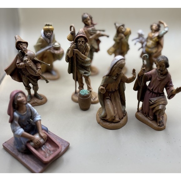 Fontanini | Holiday | Vintage Fontanini Nativity Set 5 Scale Lot Of 9 ...